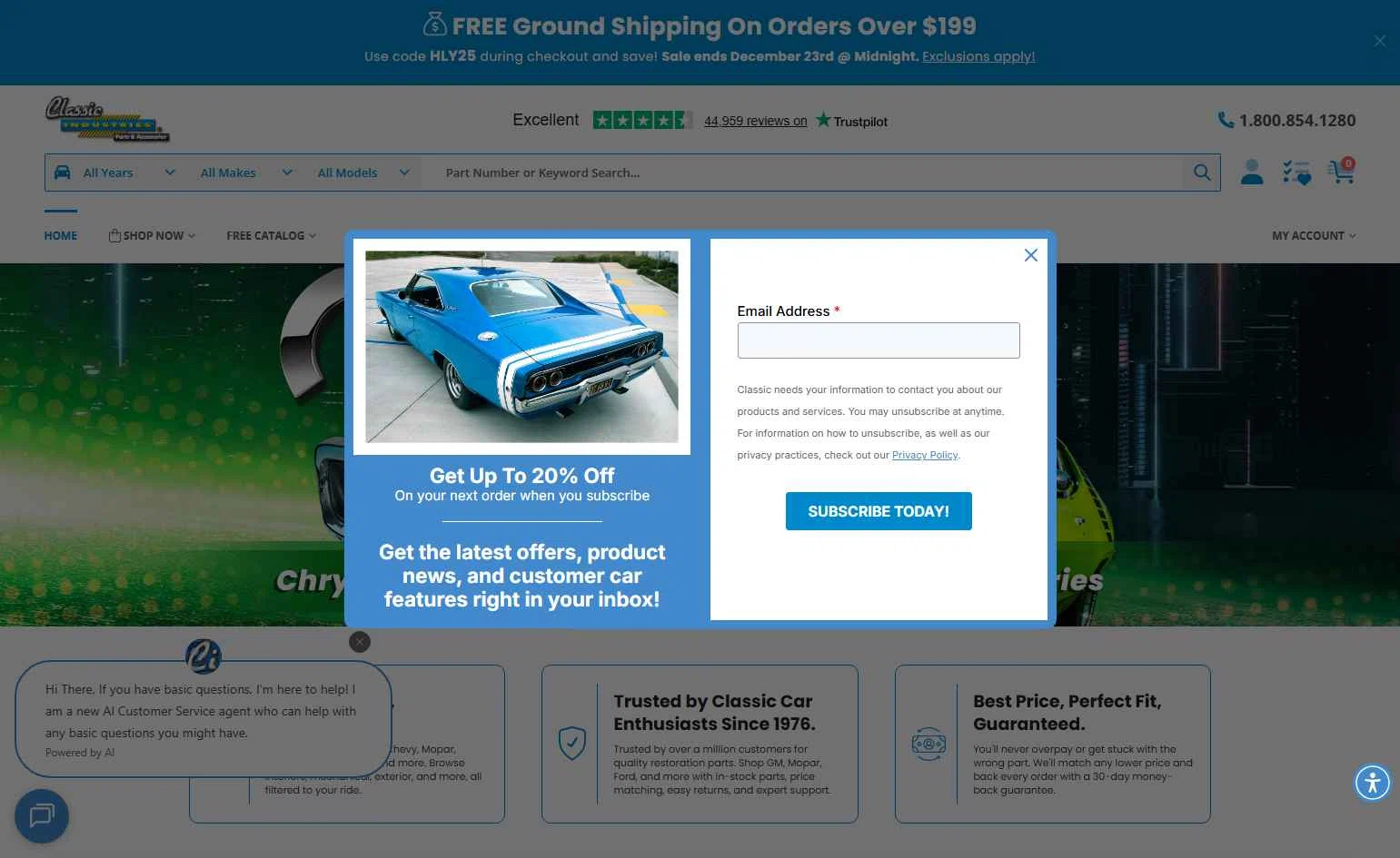 Classic Industries Promo Code - 20% Off Jan 2026