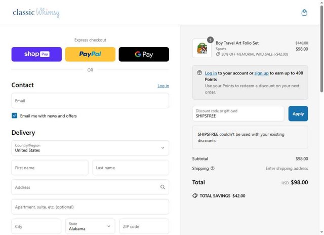 Classic Whimsy Promo Codes - 30% Off Coupons Sep 2025