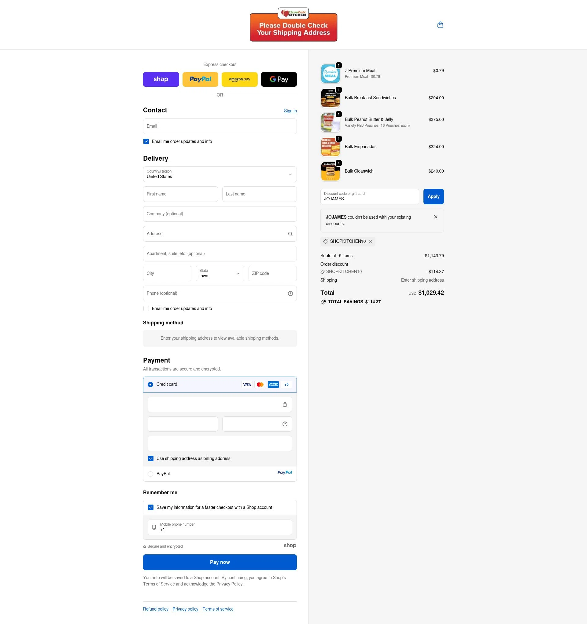 Clean Eatz Kitchen Promo Codes - 10% Off Oct 2025