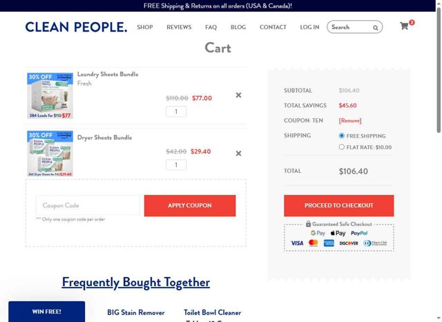 Clean People Promo Codes - 10% Off (Verified) Aug 2025