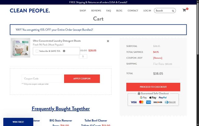 Clean People Promo Codes - 15% Off (Verified) Sep 2025