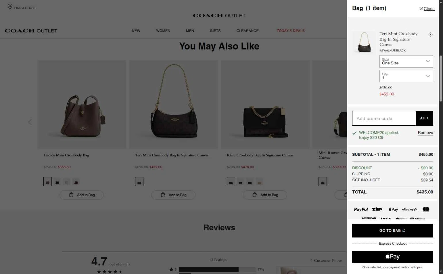 Coach Outlet Promo Codes - 40% Off (1 Verified) Nov 2025