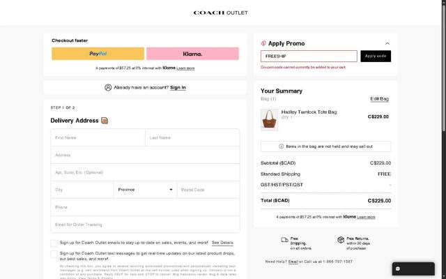 Coach Outlet Promo Codes (1 Verified) - $20 Off Sep 2025