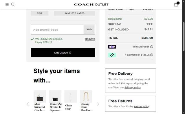 Coach Outlet Promo Codes (1 Verified) - 30% Off Oct 2025