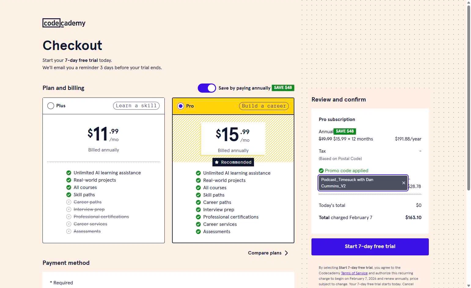 Codecademy Promo Codes - 15% Off (15 Verified) Feb 2026