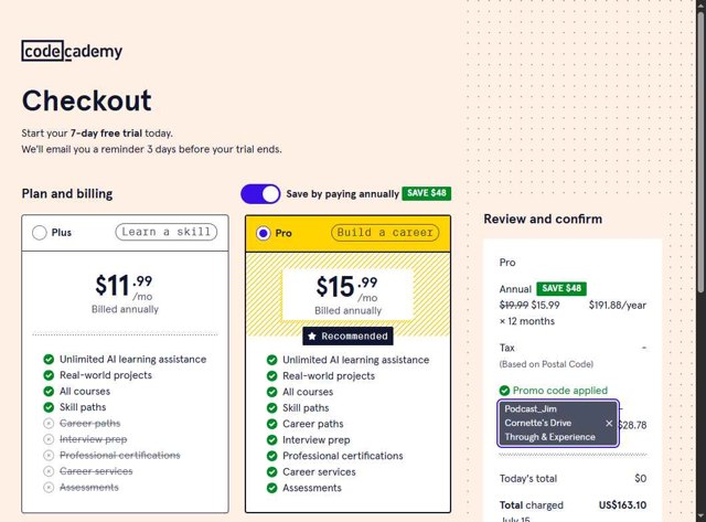 Codecademy Promo Codes (9 Verified) - 15% Off Jul 2025