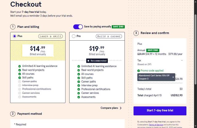 Codecademy Promo Codes (9 Verified) - 15% Off May 2025