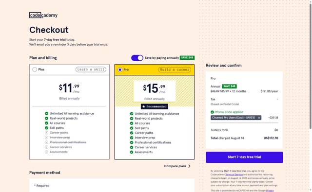 Codecademy Promo Codes (16 Verified) - 15% Off Sep 2025