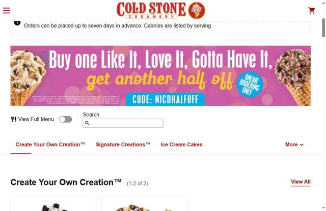 Cold Stone Creamery Promo Codes - $5 Off Coupons Sep 2025