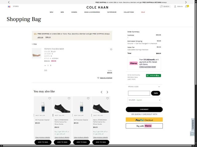 Cole Haan Promo Codes - 25% Off Coupons Sep 2025
