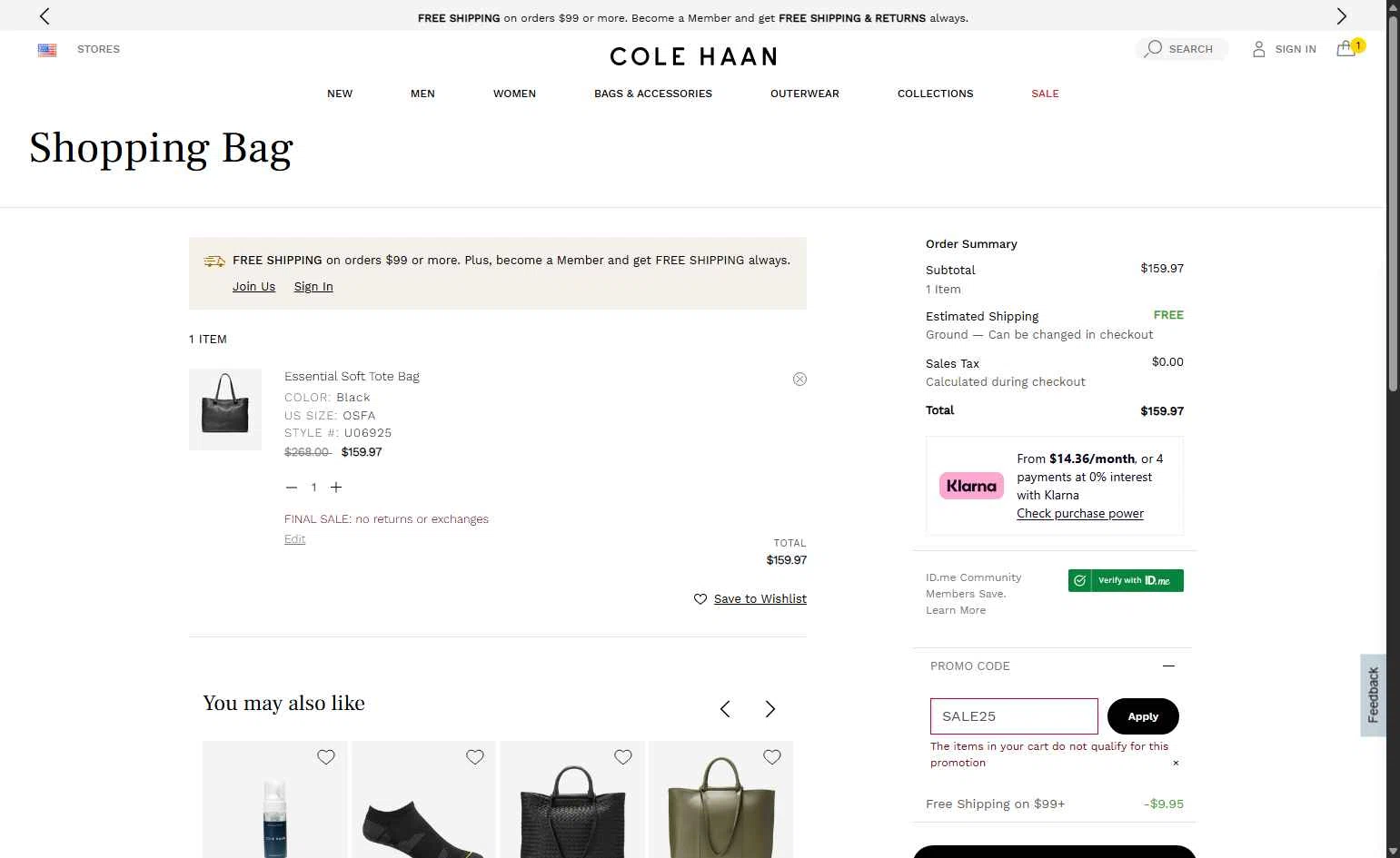 Cole Haan Promo Codes - 15% Off Coupons Jan 2026