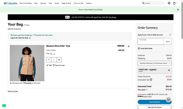 Columbia Sportswear Promo Codes - 15% Off Aug 2025