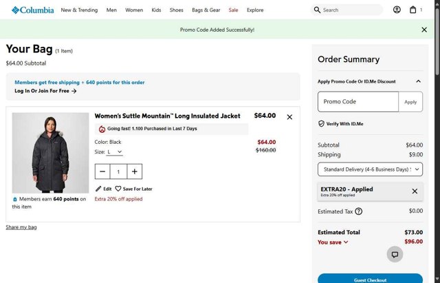 Columbia Sportswear Promo Code (2 Verified) - 20% Off May 2025