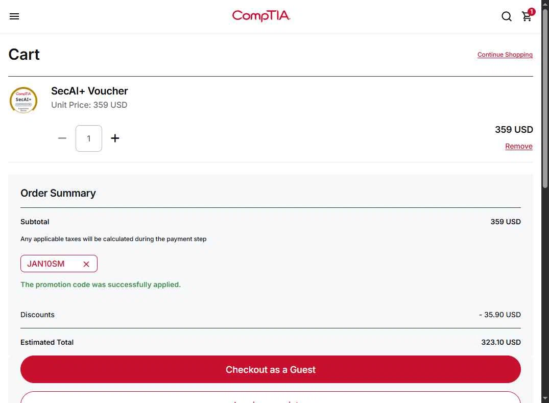 CompTIA Promo Codes - 10% Off (4 Verified) Feb 2026