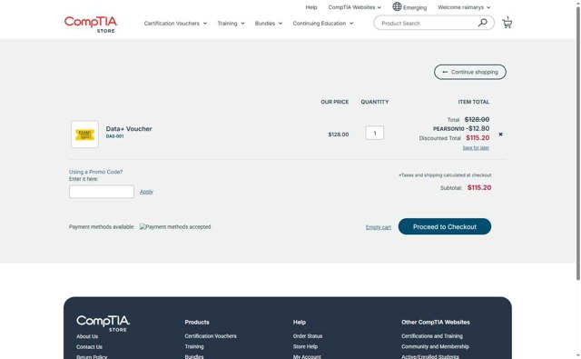 CompTIA Discount Codes - 10% Off (2 Verified) Sep 2025