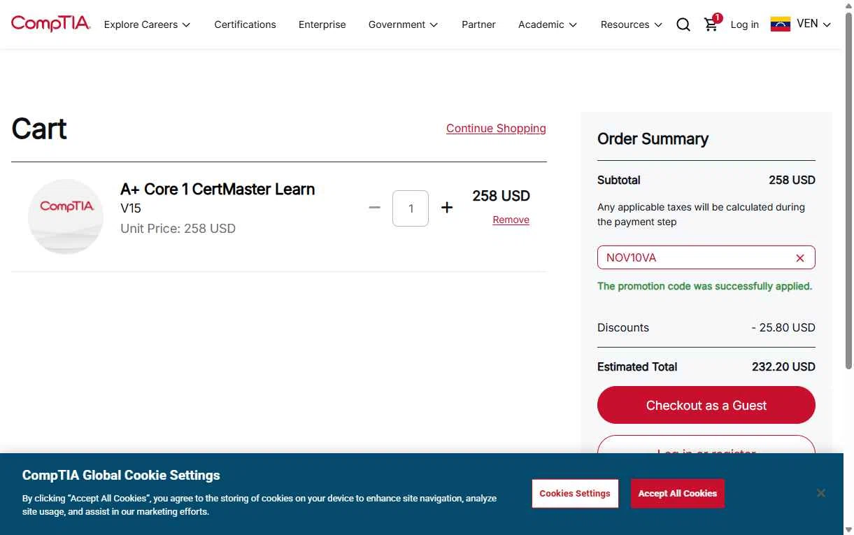 CompTIA Promo Codes - 10% Off (4 Verified) Dec 2025
