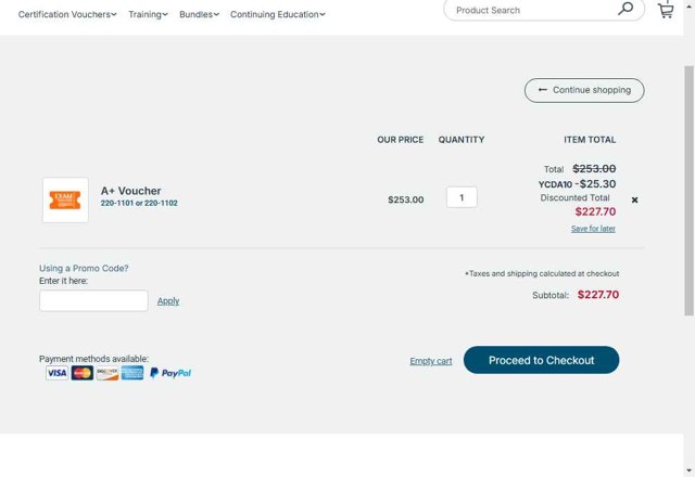 CompTIA Discount Codes - 10% Off (2 Verified) Jul 2025