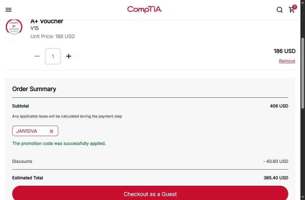 CompTIA Promo Codes - 10% Off (3 Verified) Jan 2026