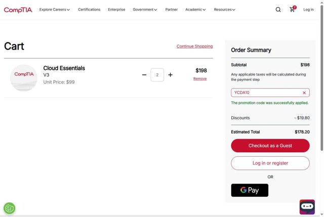 CompTIA Discount Codes - 10% Off (2 Verified) Jul 2025