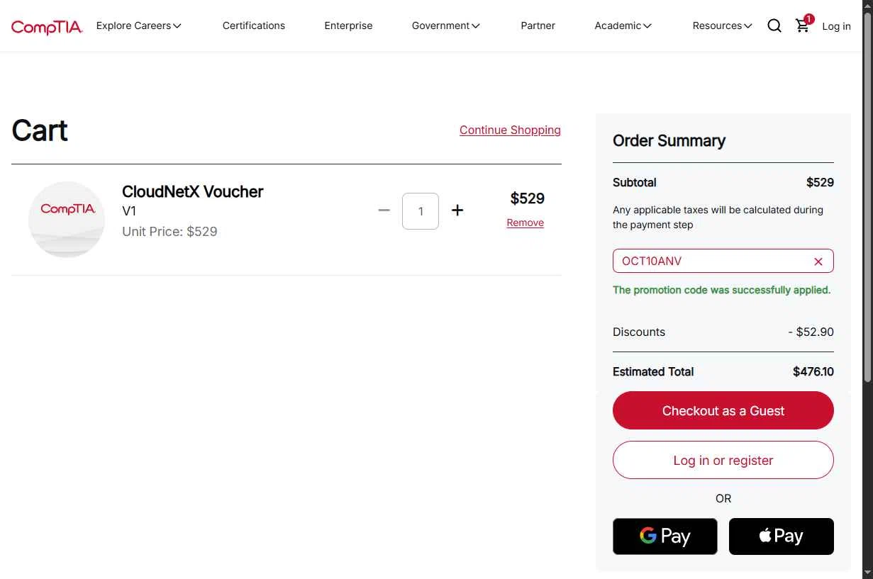 CompTIA Promo Codes - 30% Off (6 Verified) Nov 2025