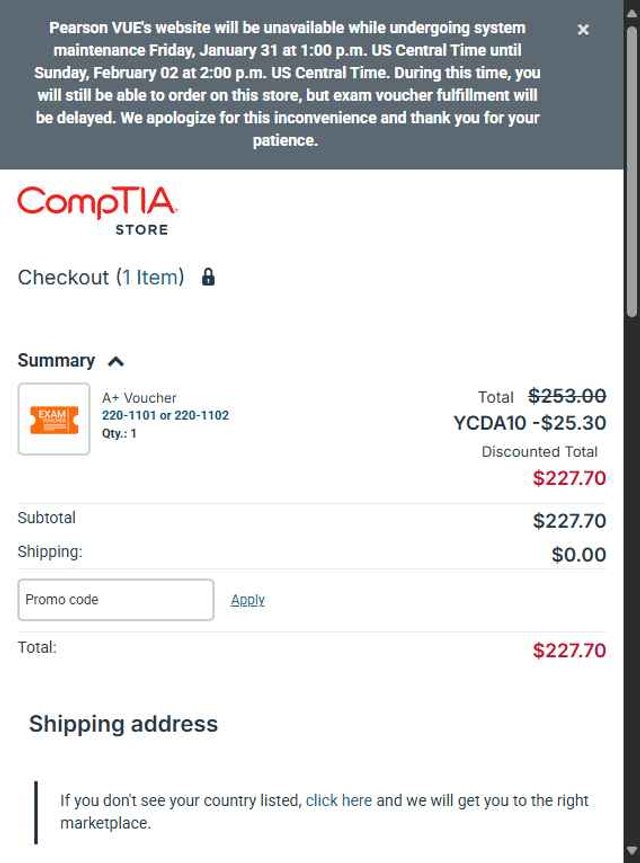 CompTIA Discount Codes - 10% Off (2 Verified) May 2025