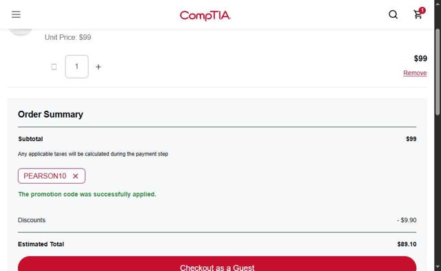 CompTIA Discount Codes - 10% Off (2 Verified) Sep 2025