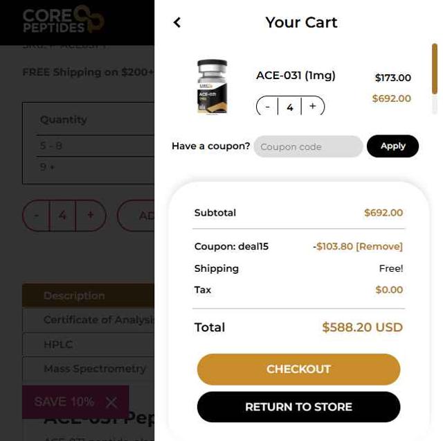 Core Peptides Promo Codes - 10% Off (Verified) Oct 2025