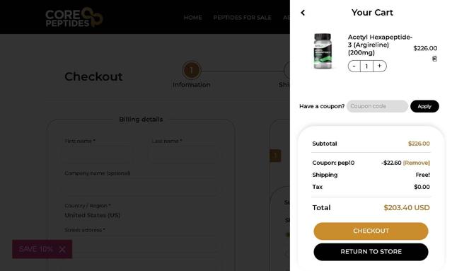 Core Peptides Promo Codes - 10% Off (Verified) Sep 2025