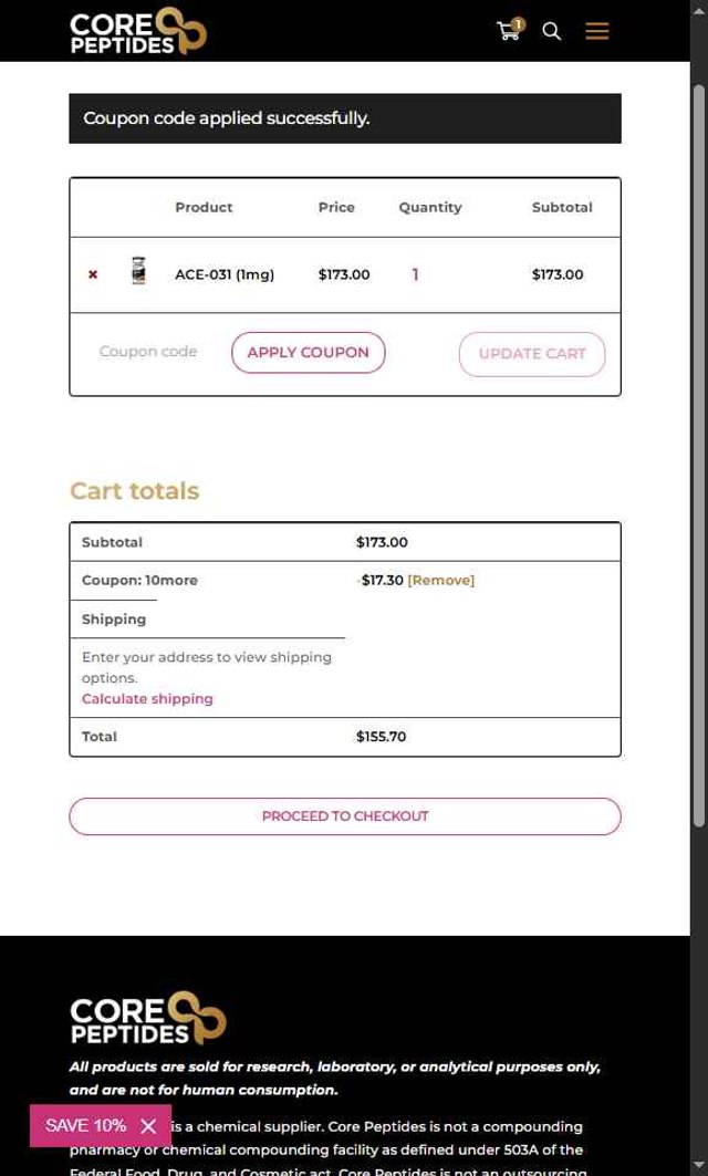 Core Peptides Promo Codes - 15% Off (Verified) Jun 2025