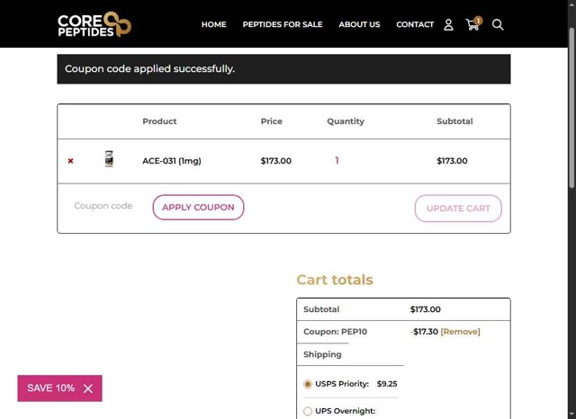 Core Peptides Promo Codes - 15% Off (Verified) Jul 2025