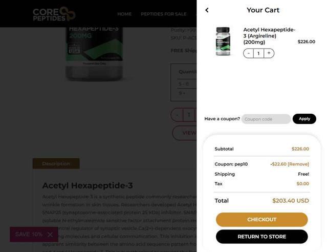 Core Peptides Promo Codes - 15% Off (Verified) Sep 2025