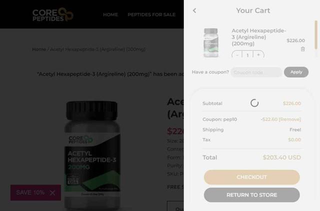Core Peptides Promo Codes - 10% Off (Verified) Sep 2025