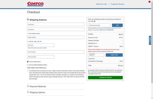 Costco Promo Codes (3 Verified) - $15 Off w/Code May 2025