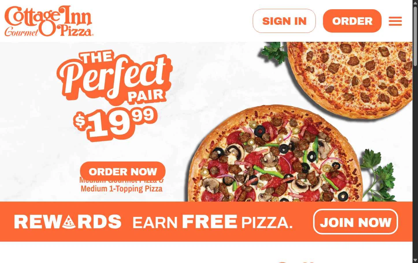Cottage Inn Pizza Promo Codes - 50% Off June 2026