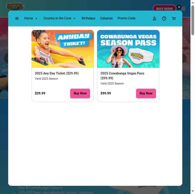Cowabunga Bay Promo Codes - $25 Off (Verified) Aug 2025