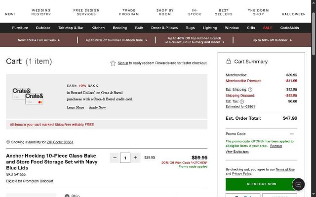 Crate & Barrel Promo Codes - 20% Off Coupons Sep 2025
