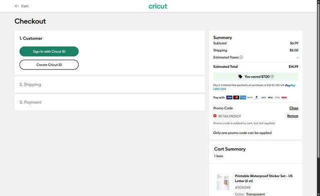 Cricut Discount Codes - 10% Off (9 Verified) Aug 2025