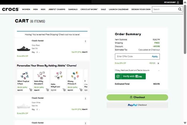 Crocs Discount Codes - 25% Off (7 Verified) Aug 2025
