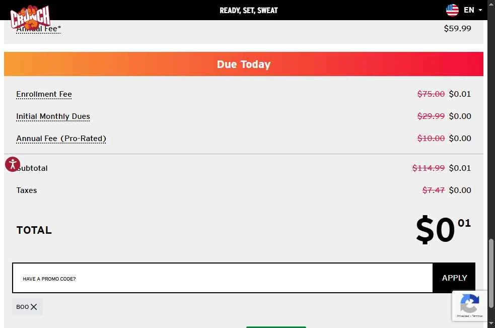 Crunch Promo Codes - 25% Off (4 Verified) Nov 2025