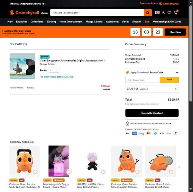 Crunchyroll Promo Codes (4 Verified) - 15% Off Jun 2025