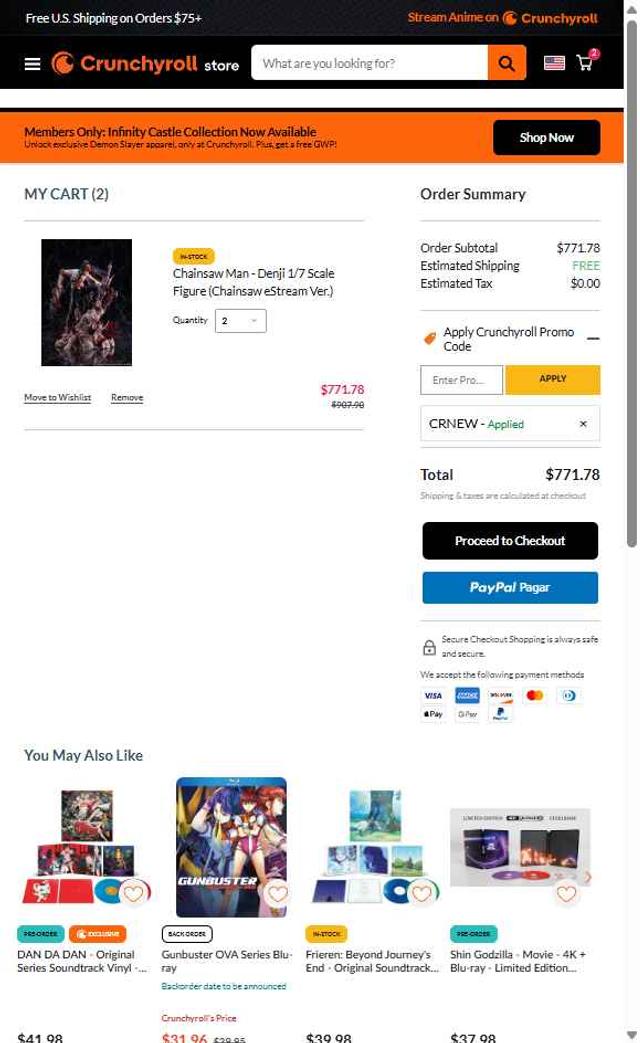 Crunchyroll Promo Codes (4 Verified) - 15% Off Sep 2025