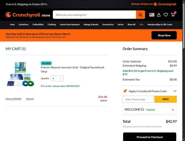 Crunchyroll Promo Codes (4 Verified) - 15% Off Jul 2025