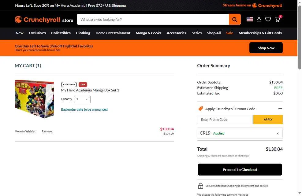 Crunchyroll Store Promo Codes - 15% Off Nov 2025