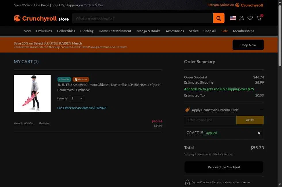 Crunchyroll Store Promo Code - 15% Off February 2026