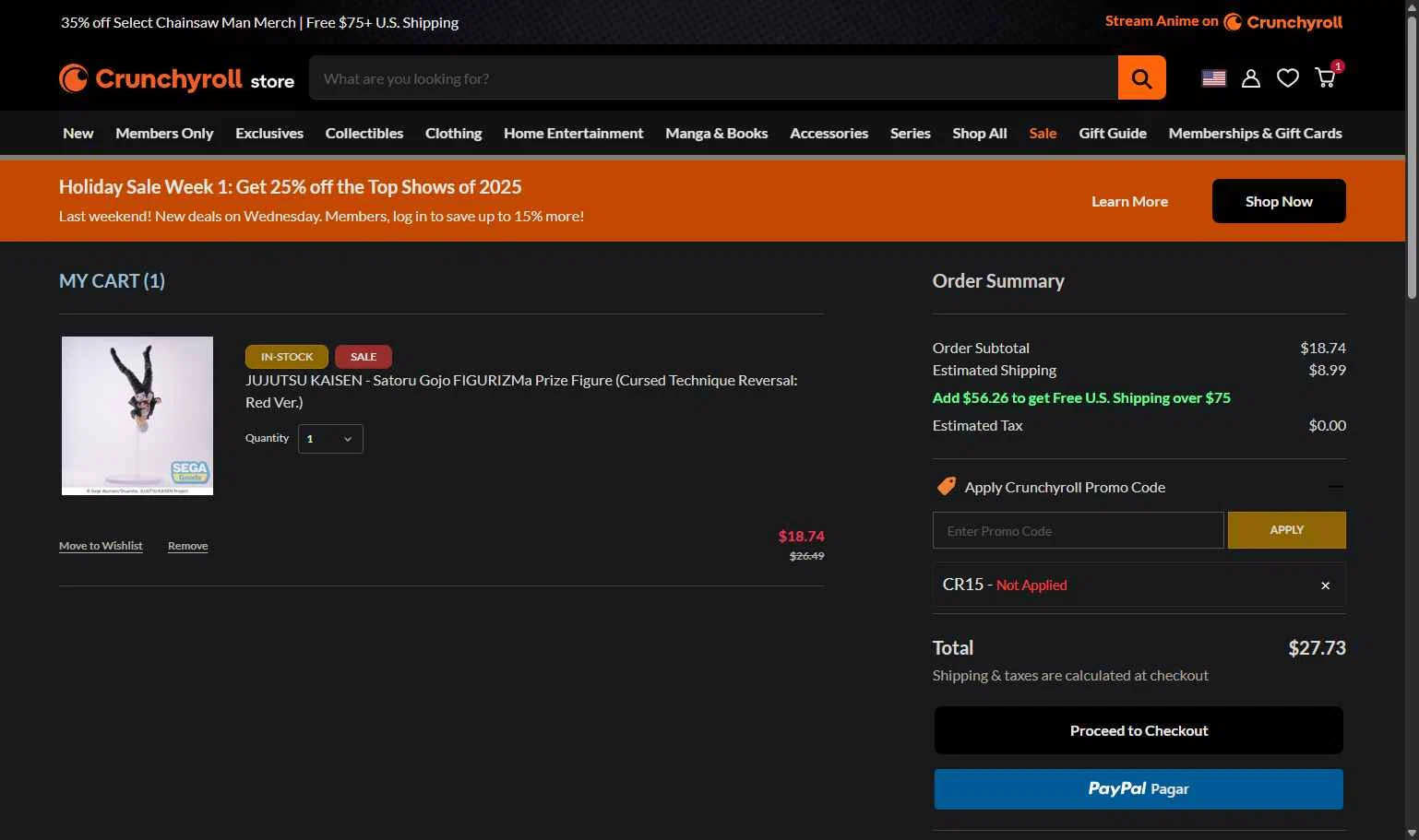 Crunchyroll Store Promo Code - 15% Off November 2025