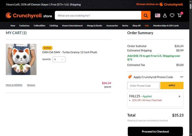 Crunchyroll Store Promo Codes - 25% Off Oct 2025
