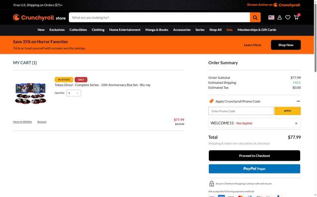 Crunchyroll Store Promo Codes - 15% Off Oct 2025