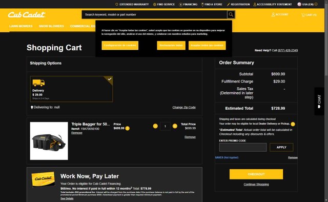 Cub Cadet Promo Codes - 10% Off (9 Verified) Jul 2025