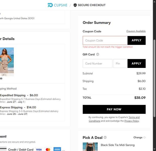 Cupshe Promo Codes - $20 Off Coupons Jul 2025