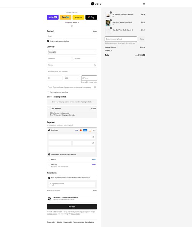 Cuts Clothing Promo Codes - 20% Off (Verified) Sep 2025